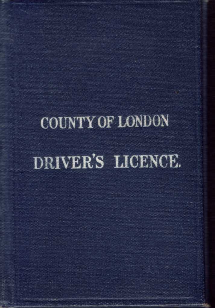 Barnes Family History CGT Barnes Driving Licence